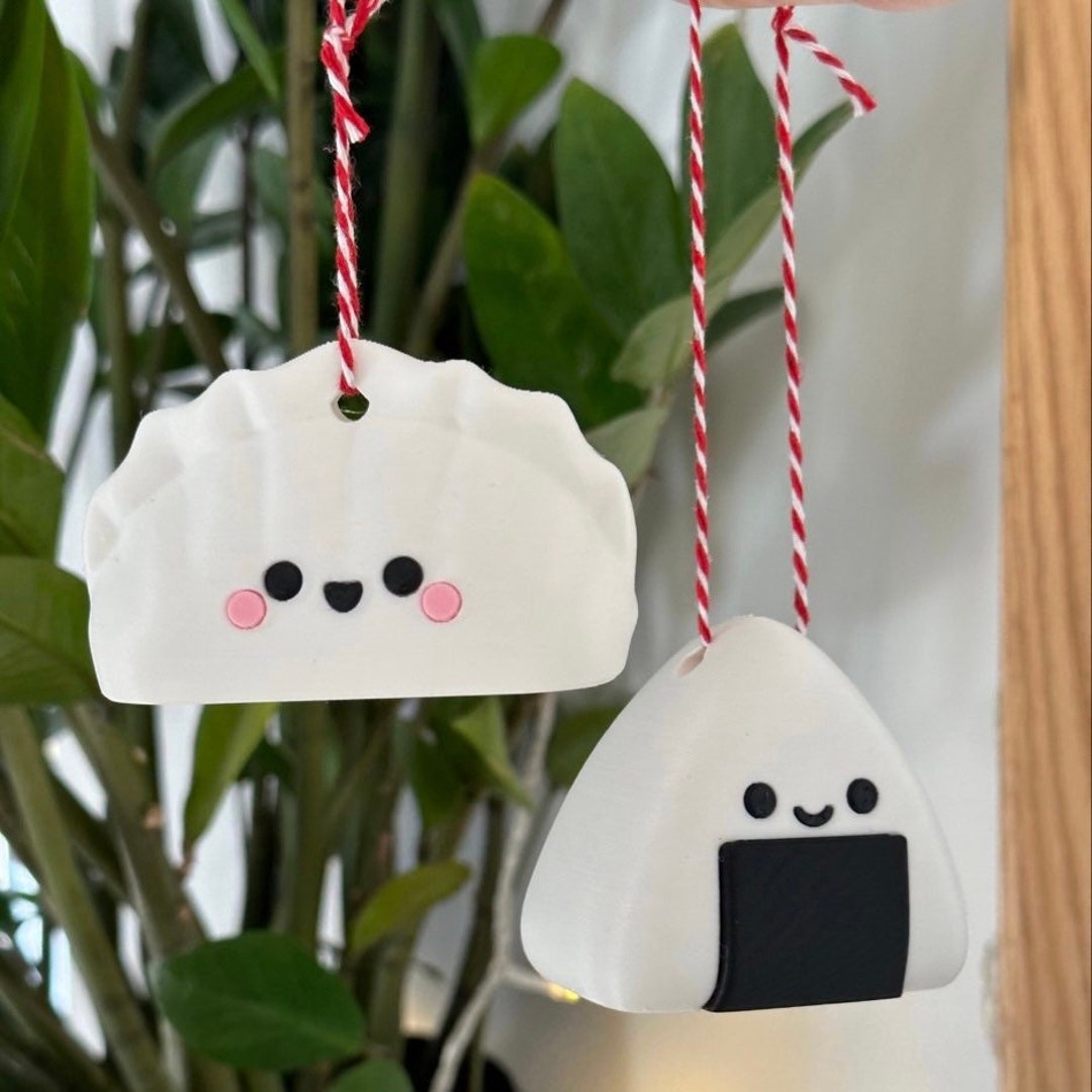 Dumpling & Onigiri Christmas Ornaments - Etsy