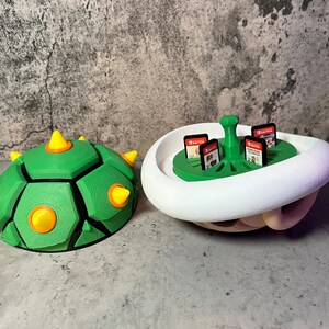 Koopa Spiny Shell Game Card Holder | Switch Game Cartridge Holder ...