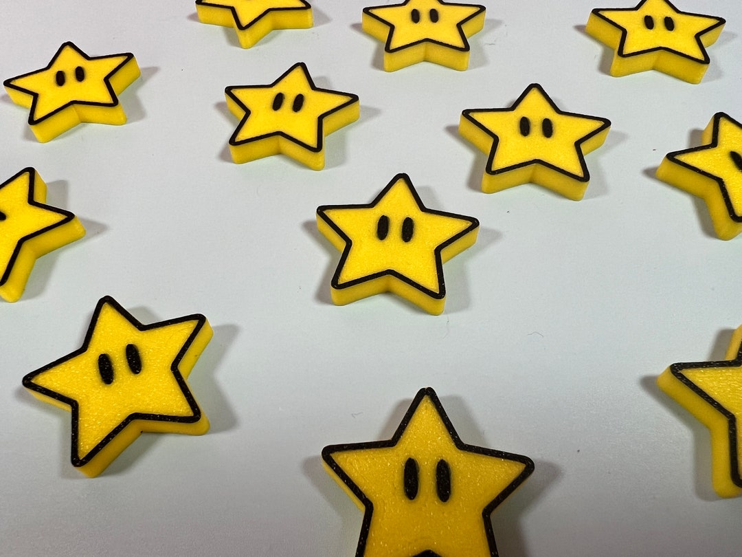 Mario Stars / 3D Printed Prop Stars - Etsy