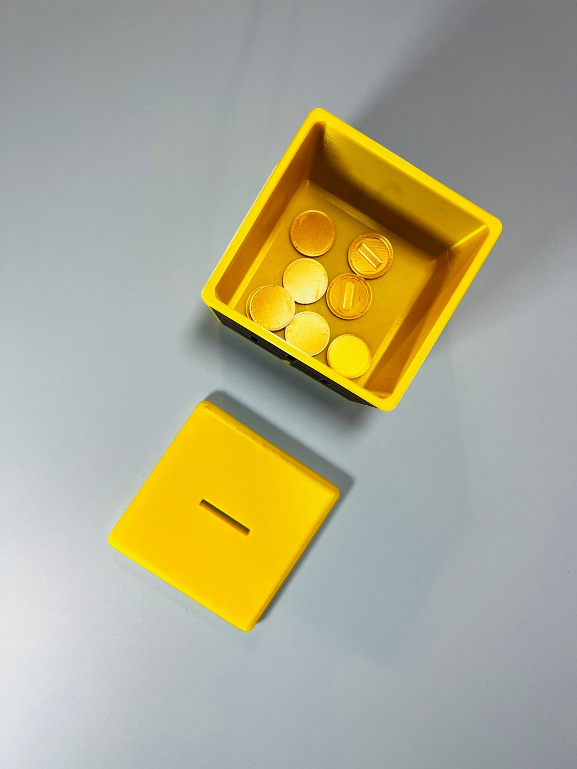 Mario Coin Bank / Question Mark Block Piggy Bank / Game Room - Etsy