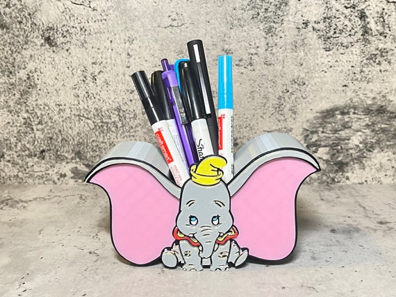 Pen and Pencil Holder Dumbo Makeup Brush Holder Marker - Etsy