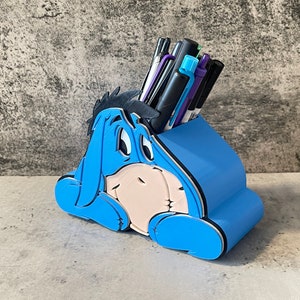Pen and Pencil Holder | Eeyore Makeup Brush Holder | Marker Holder ...