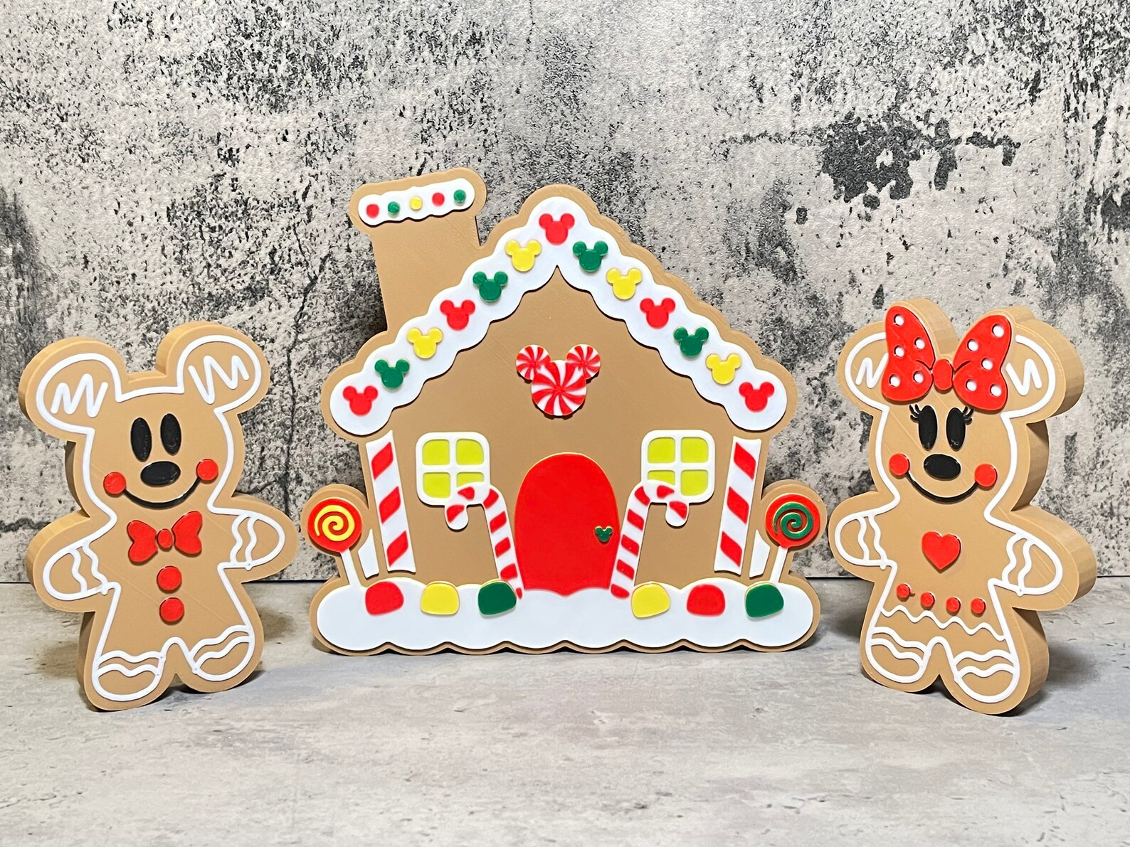Gingerbread House Tier Tray Decorations - Etsy