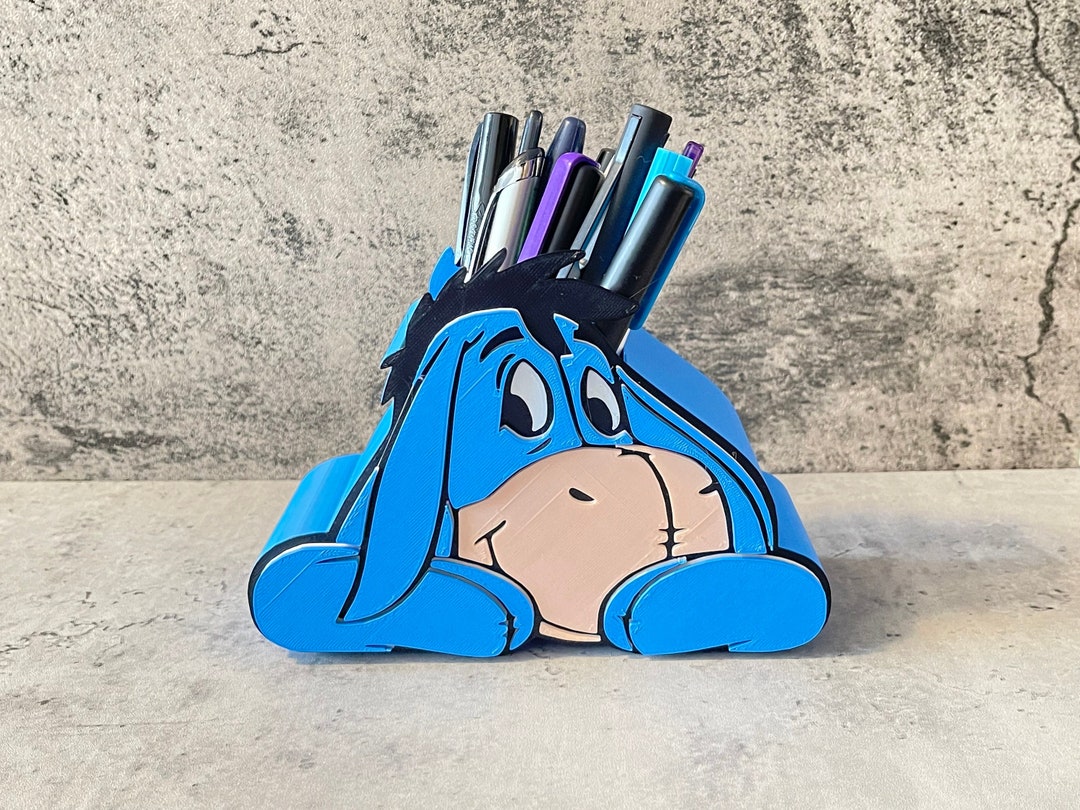 Pen and Pencil Holder | Eeyore Makeup Brush Holder | Marker Holder ...