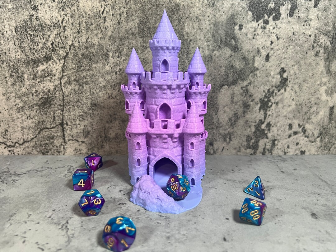 Sand Castle Dice Tower | Tiny Dice Tower - Etsy