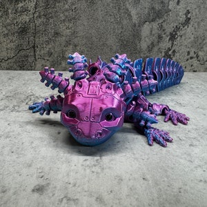 3D Printed Articulated Robot Axolotl / Fidget Toy - Etsy