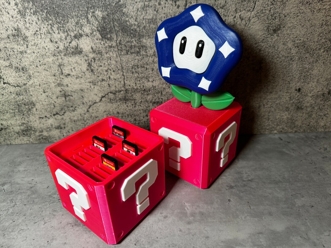 Switch Game Card Holder | Wonder Flower Game Cartridge Holder | Game ...