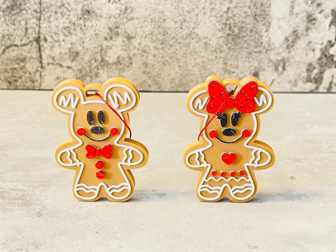 Gingerbread People Christmas Ornaments - Etsy