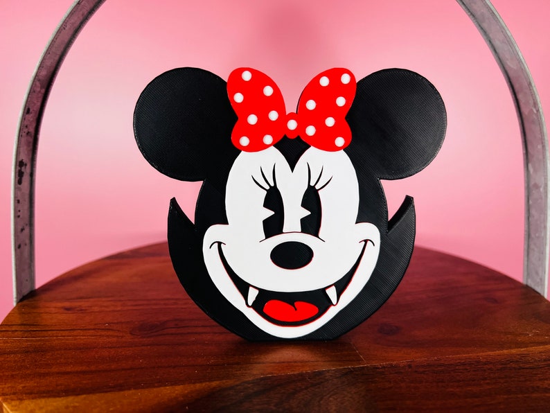 Vampire Mickey and Minnie Tier Tray Decorations - Etsy