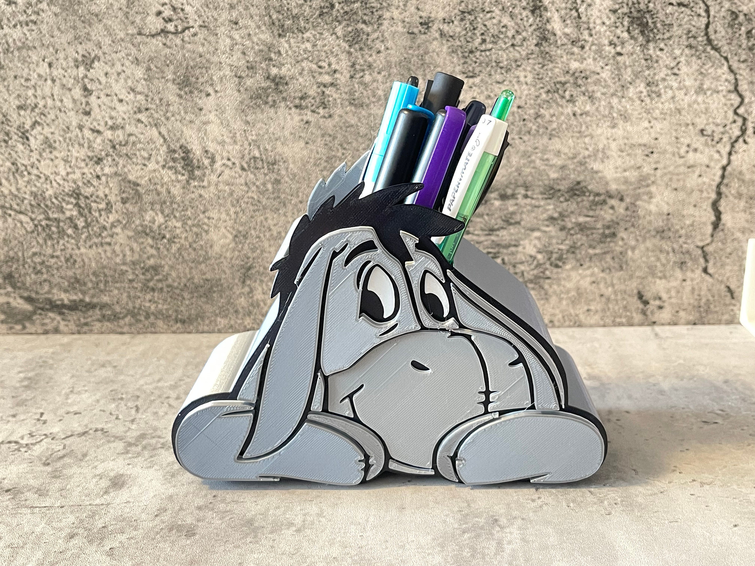 Pen and Pencil Holder | Eeyore Makeup Brush Holder | Marker Holder ...