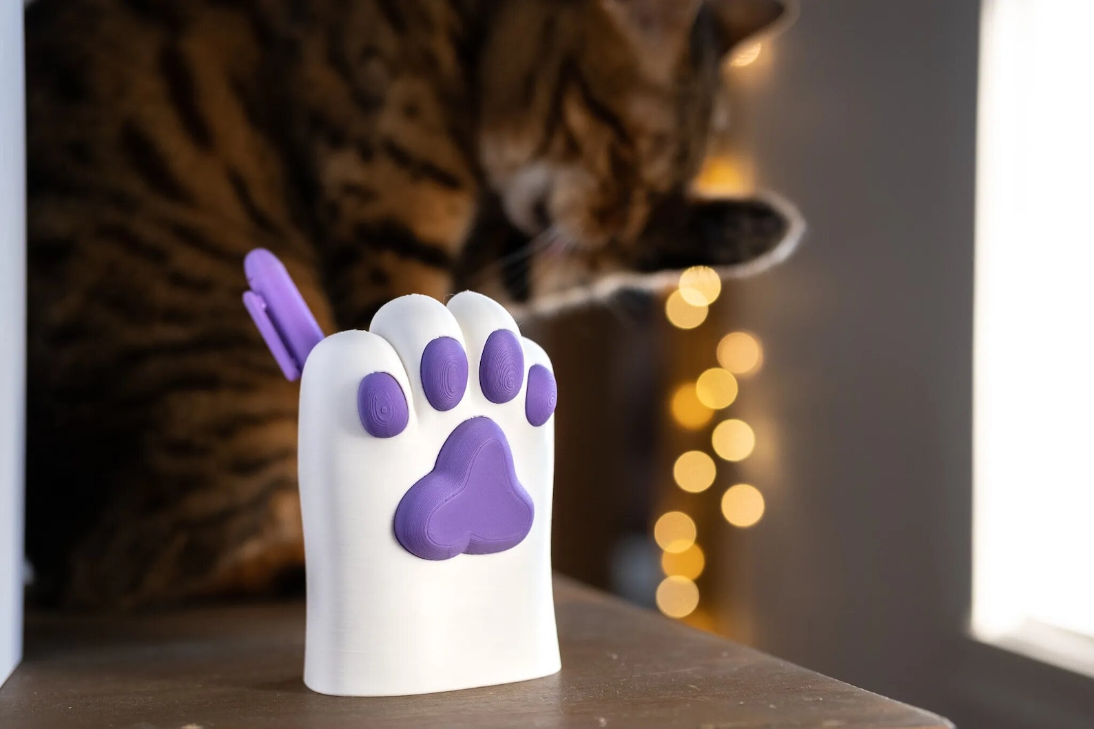 Kawaii Cat Paw Pen Holder - Etsy