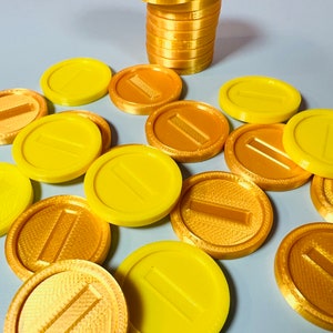 Mario Coins / 3D Printed Prop Coins - Etsy