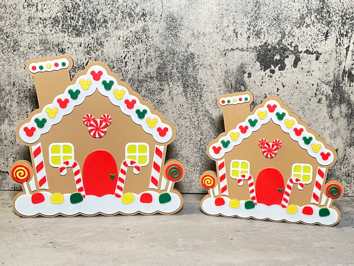 Gingerbread House Tier Tray Decorations - Etsy