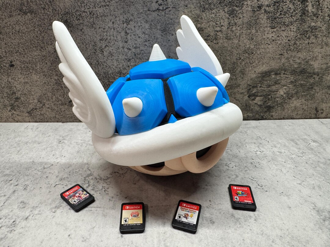 Koopa Winged Shell Game Card Holder | Switch Game Cartridge Holder ...