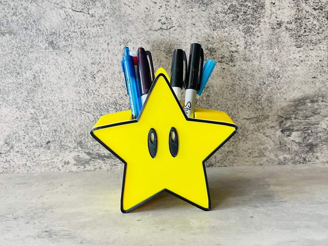 Star Pen and Pencil Holder | Makeup Brush Holder | Marker Holder | Pen ...