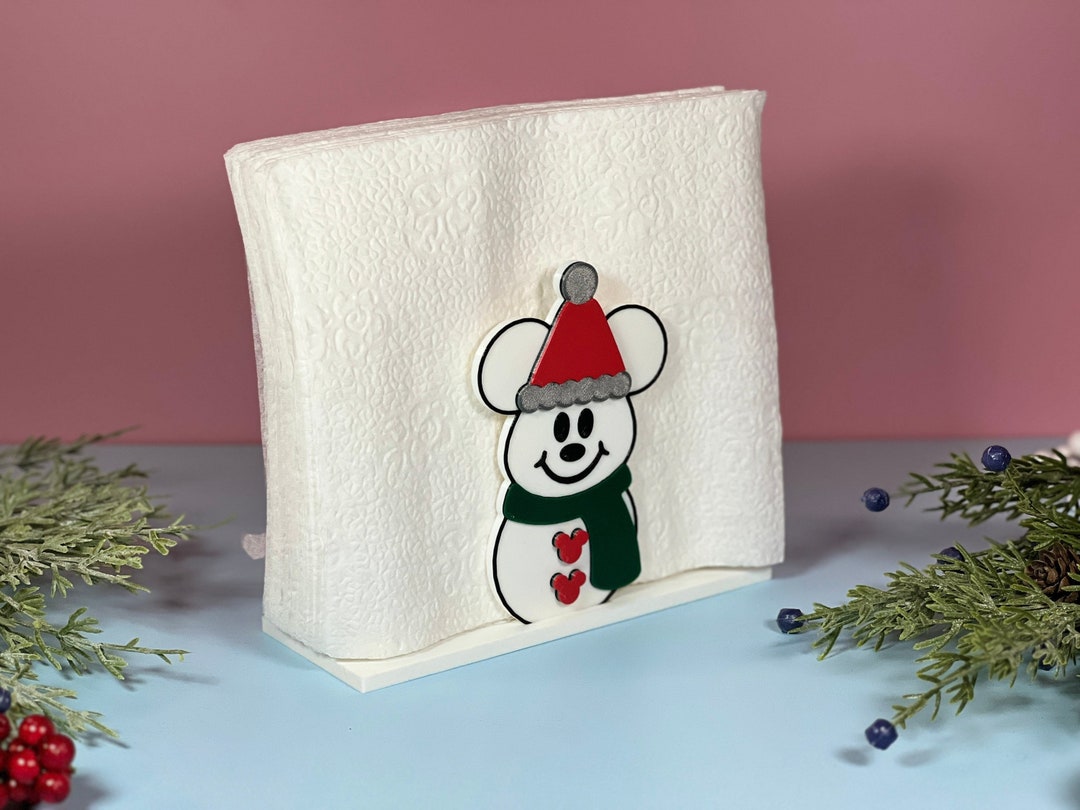 Snowman Mouse Napkin Holder - Etsy