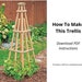 Obelisk Garden Plans - DIY PDF - Etsy
