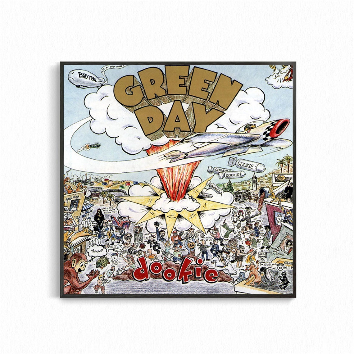 Dookie Poster Album Cover Canvas Prints No Frame Just Poster | Etsy