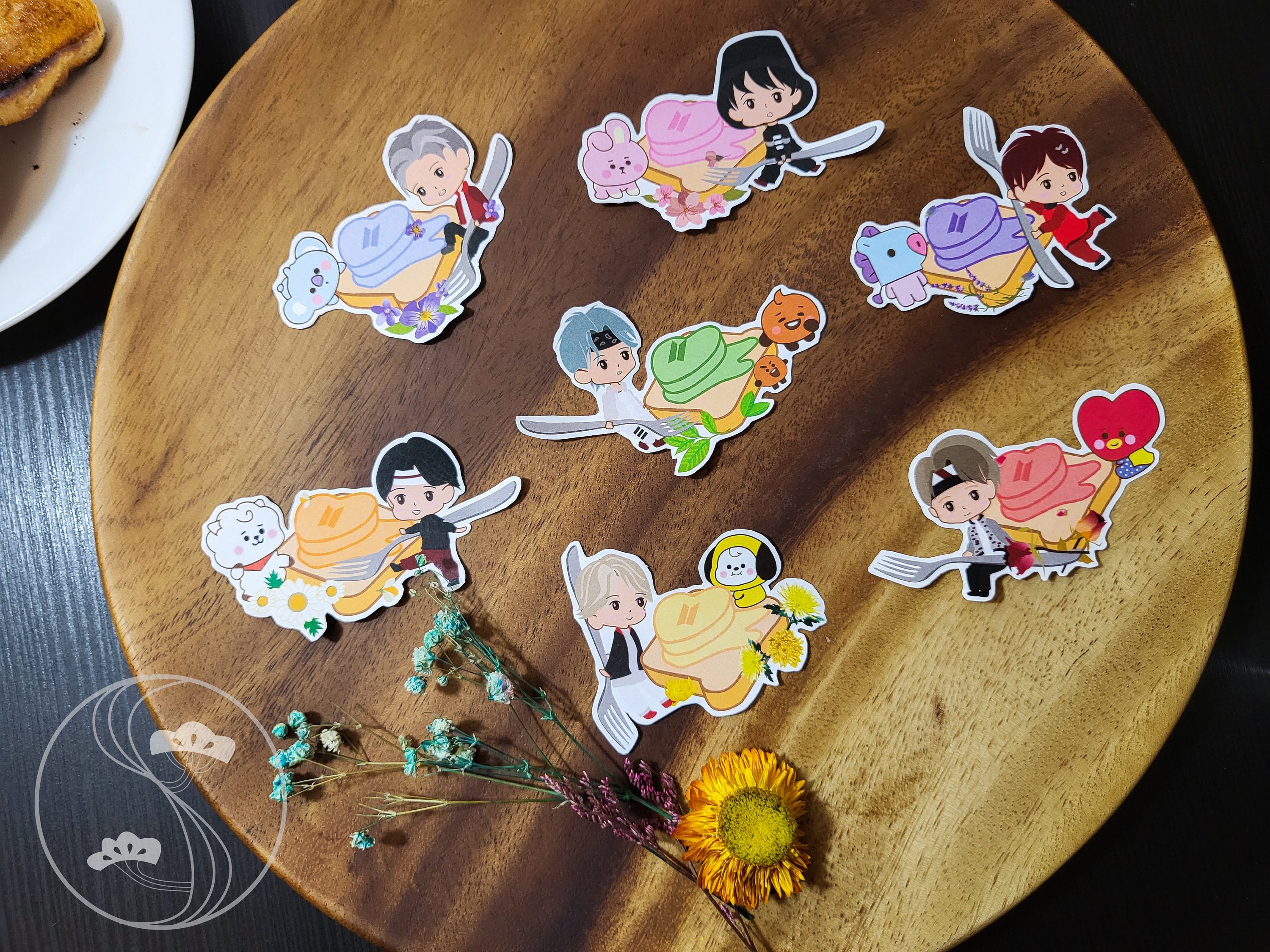 Stickers BT21 BUTTER STICKERS BTS Papercraft etna.com.pe