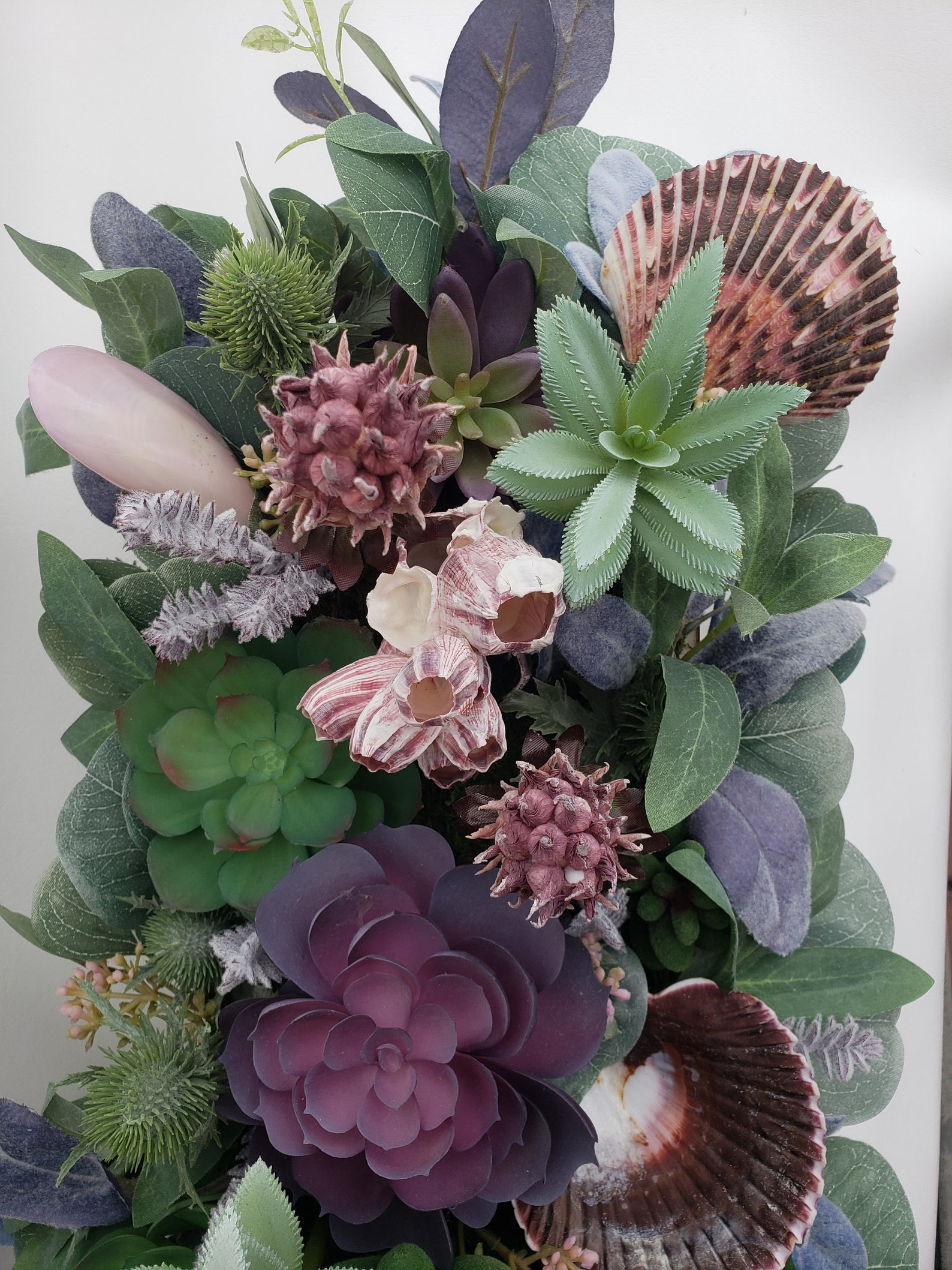 Funky Fun Coastal Centerpiece, Beach Centerpiece, Seashell Table ...