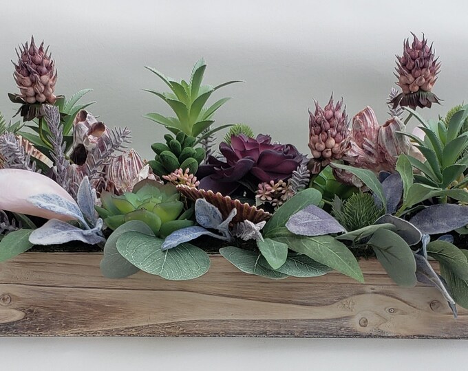 Funky Fun Coastal Centerpiece, Beach Centerpiece, Seashell Table ...