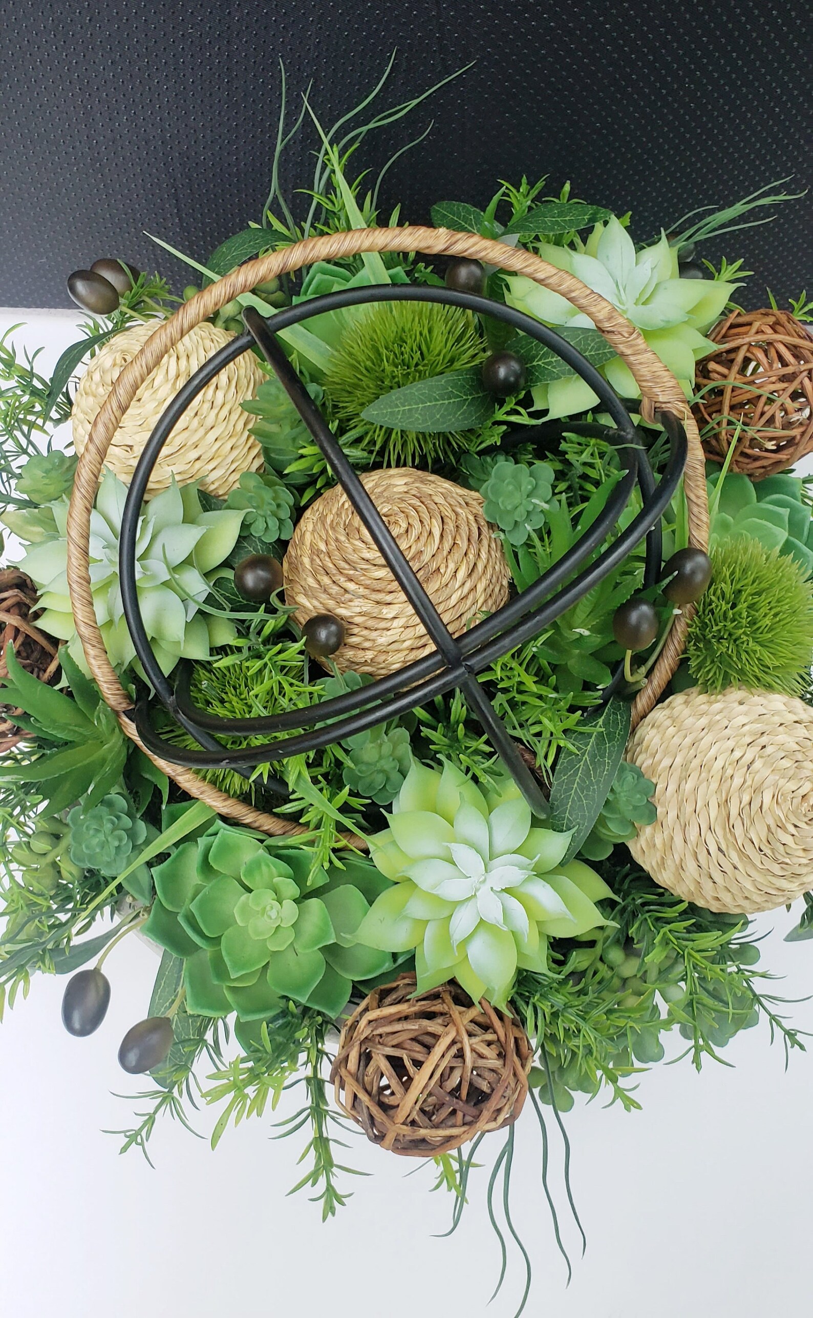 Nature Inspired Table Decor, Centerpiece, Mantle Arrangement, Faux ...