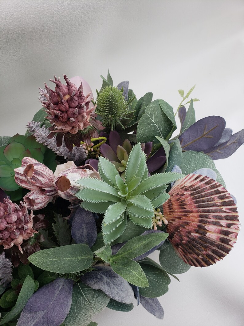 Funky Fun Coastal Centerpiece, Beach Centerpiece, Seashell Table ...