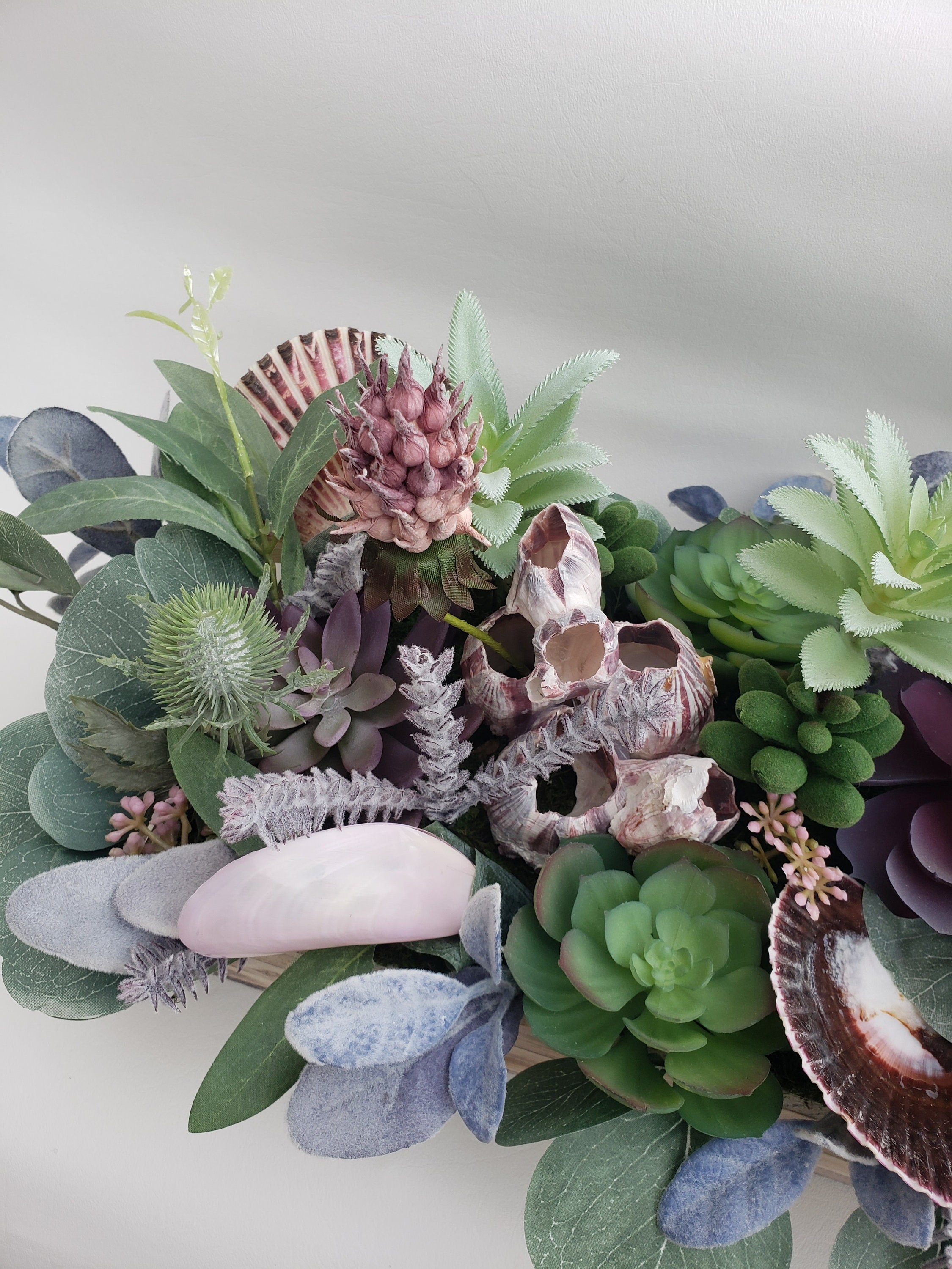 Funky Fun Coastal Centerpiece, Beach Centerpiece, Seashell Table ...