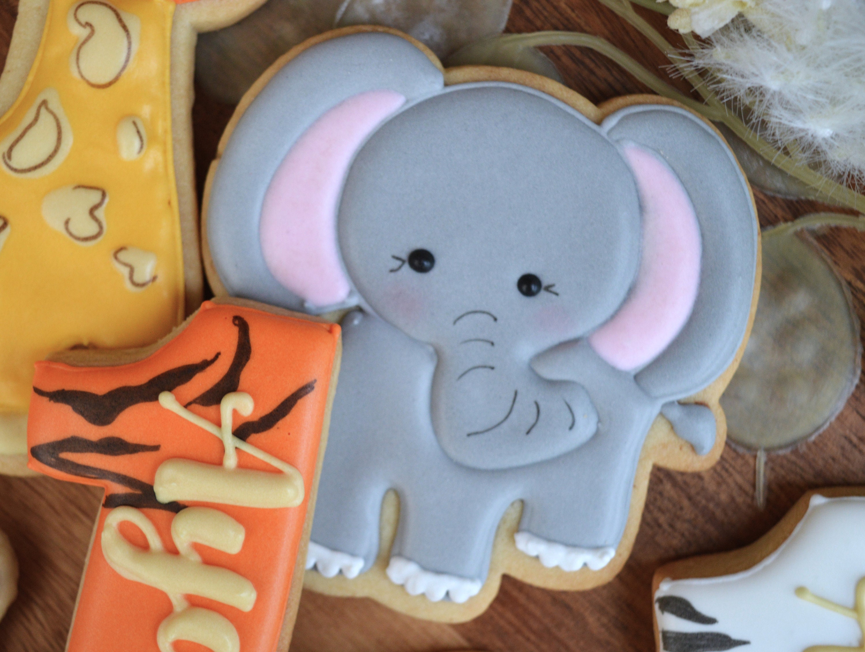 Jungle Animals Biscuits-birthday Party-jungle Party- Bag Fillers ...