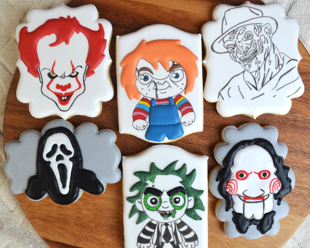 Horror Movies Characters Gift Box-halloween-halloween Biscuits-cookies ...