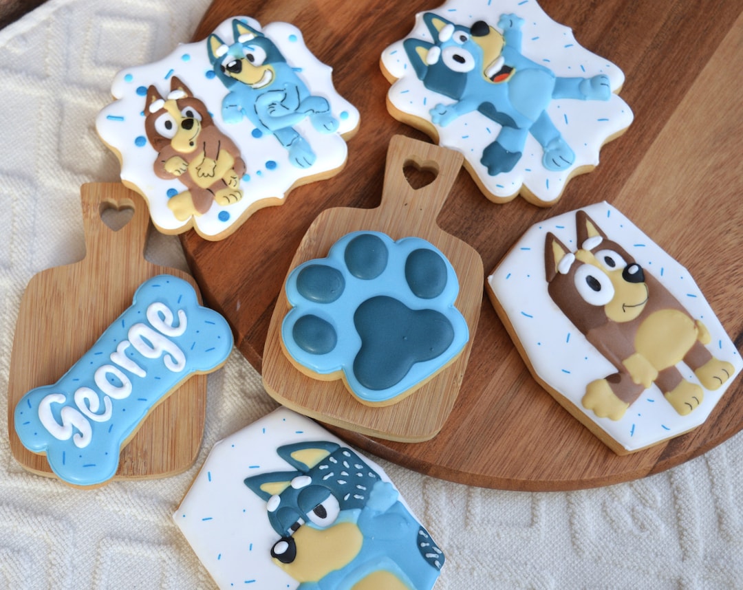 Bluey Cookie Set-bluey and Bingo-bluey Gift Box-bluey Cookies-father's ...