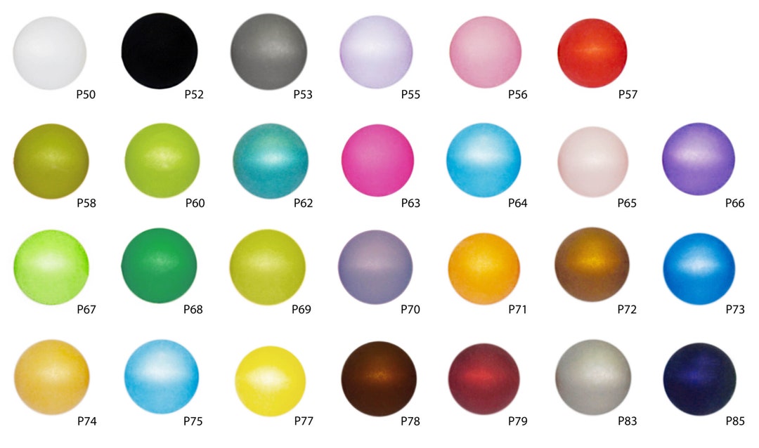 Pearl Polaris Matt, Polaris Pearl in Different Colors, 6 Mm/8 Mm/10 Mm ...