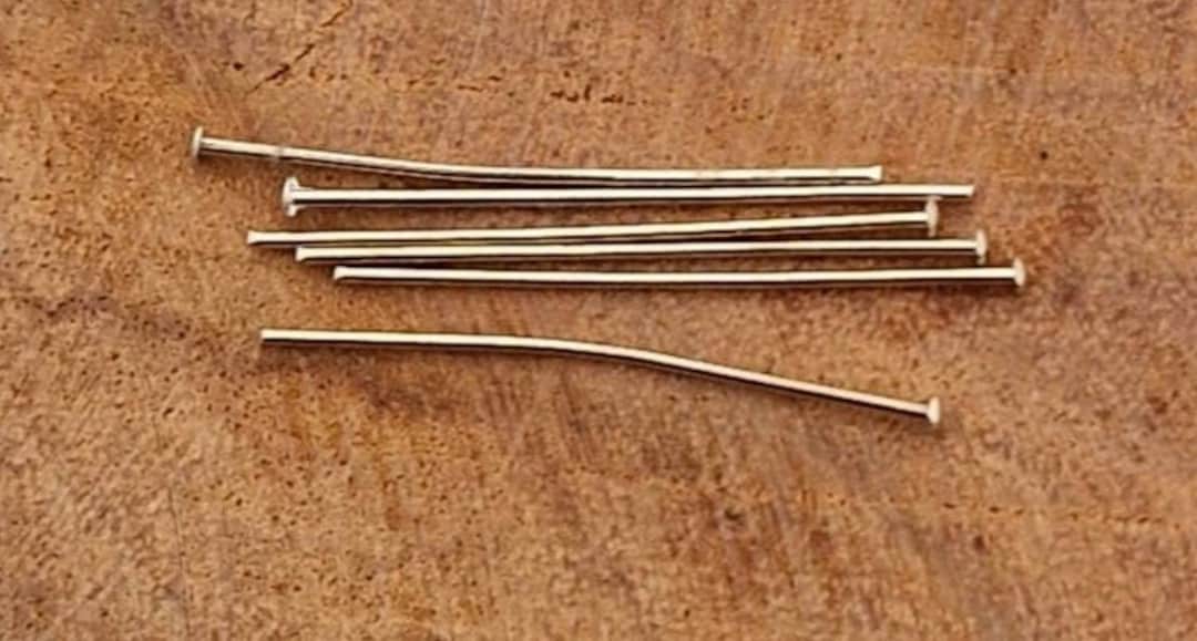 Rivet and Eye Pins in Silver in Different Sizes - Etsy