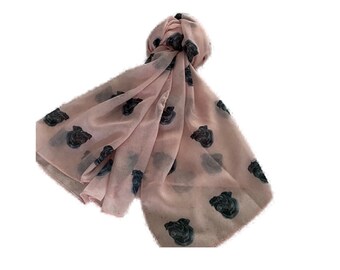 Pug Scarf - Etsy