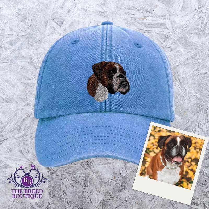 Boxer Dog Baseball Caps - Etsy UK