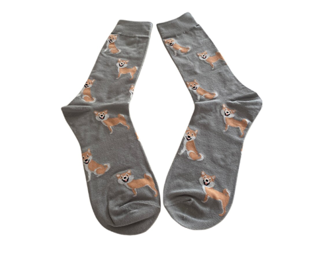 Shiba Inu Socks Fun Shiba Inu Dog Print Unisex Socks One Size - Etsy