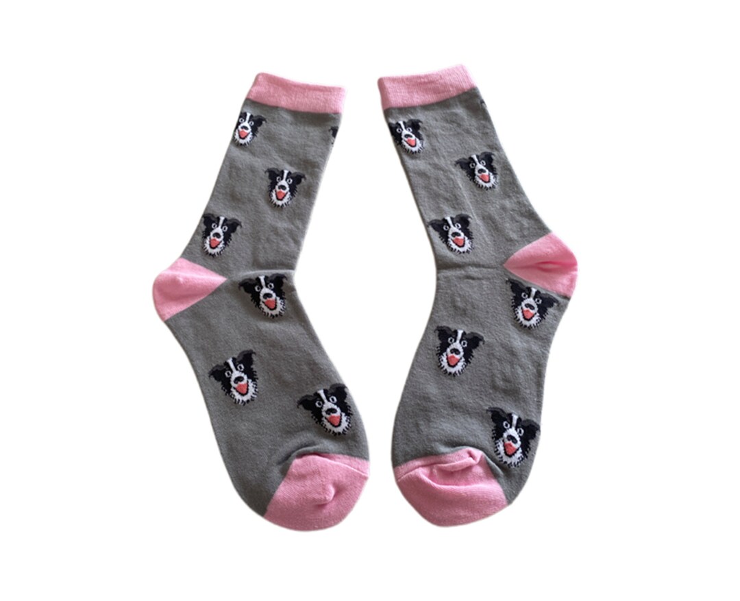 Border Collie Socks Cute Pair of Border Collie Socks Teens - Etsy UK