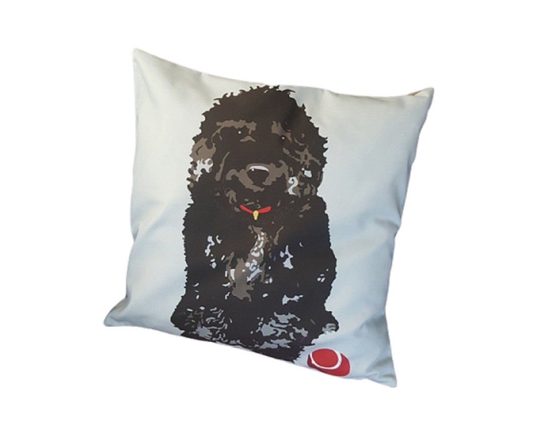 Cockapoo Cushion Attractive Black Cockerpoo Cushion Made in the UK - Etsy