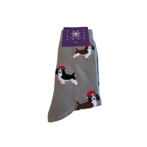 Springer Spaniels Christmas Socks Fun Unisex One Size Fit UK 5 11, EU ...