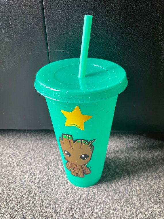Groot Glitter Cold Cup - Etsy