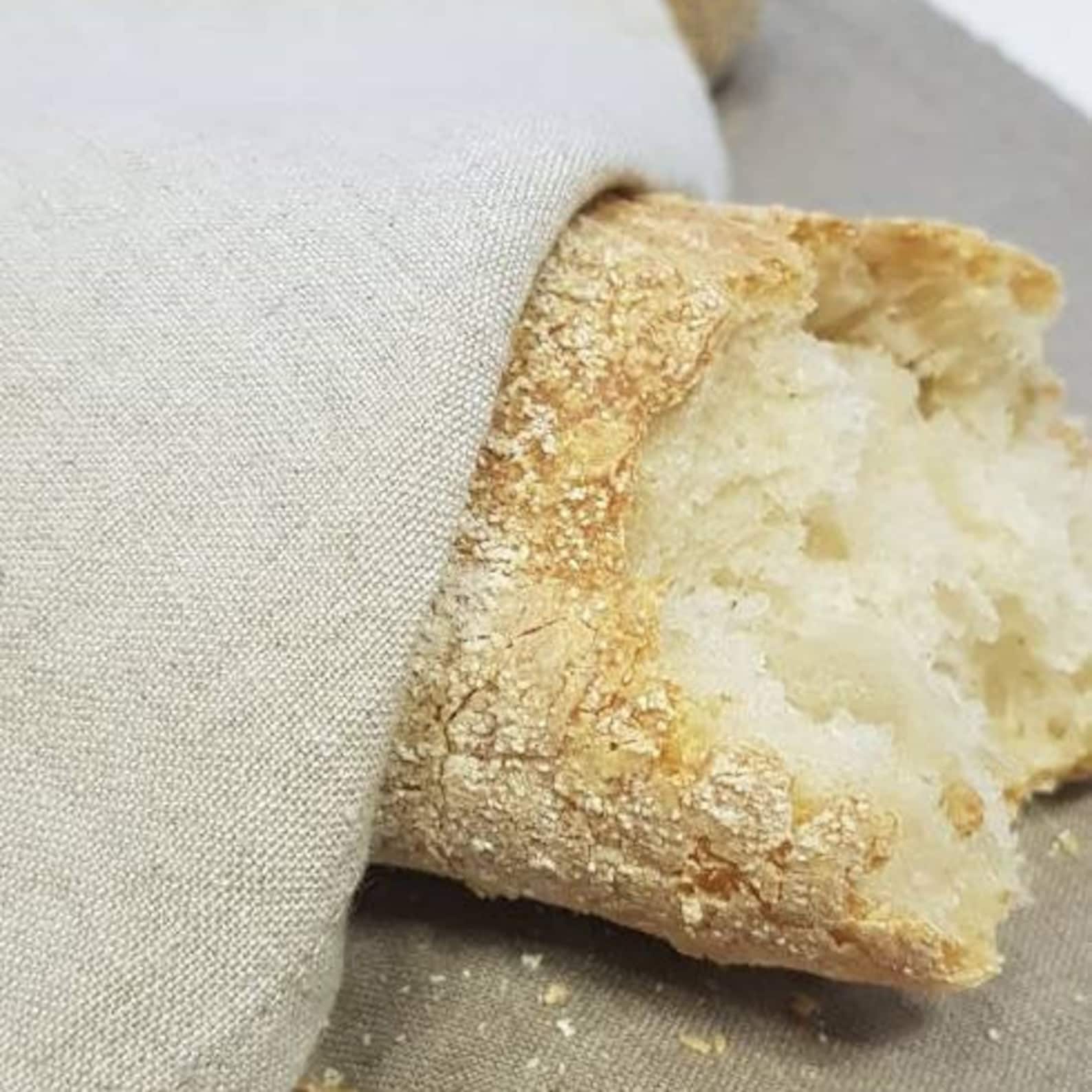 Linen Cover for Bread Basket, Linen Wrapping Cloth, Natural Linen Cover ...