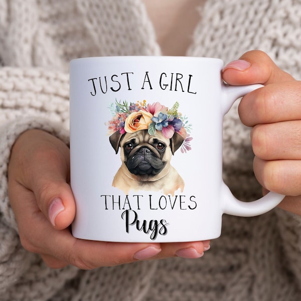Pug Mugs - Etsy