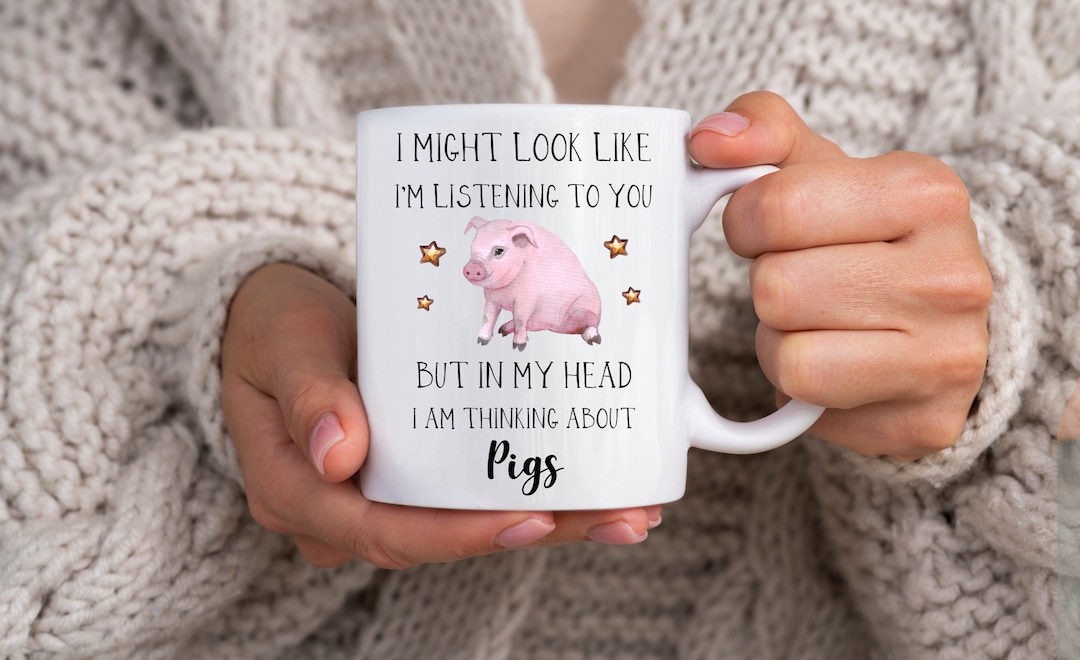 Pig Gift - Pig Mug - Funny Pig Gifts - Personalised Mug - Pig Lover ...