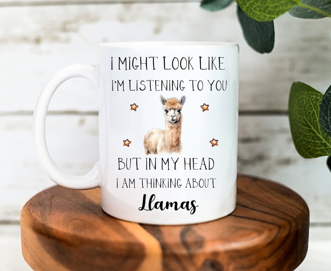 Llama Mug - Llama Gift - Personalised Llama Mug - Funny Llama Mug ...