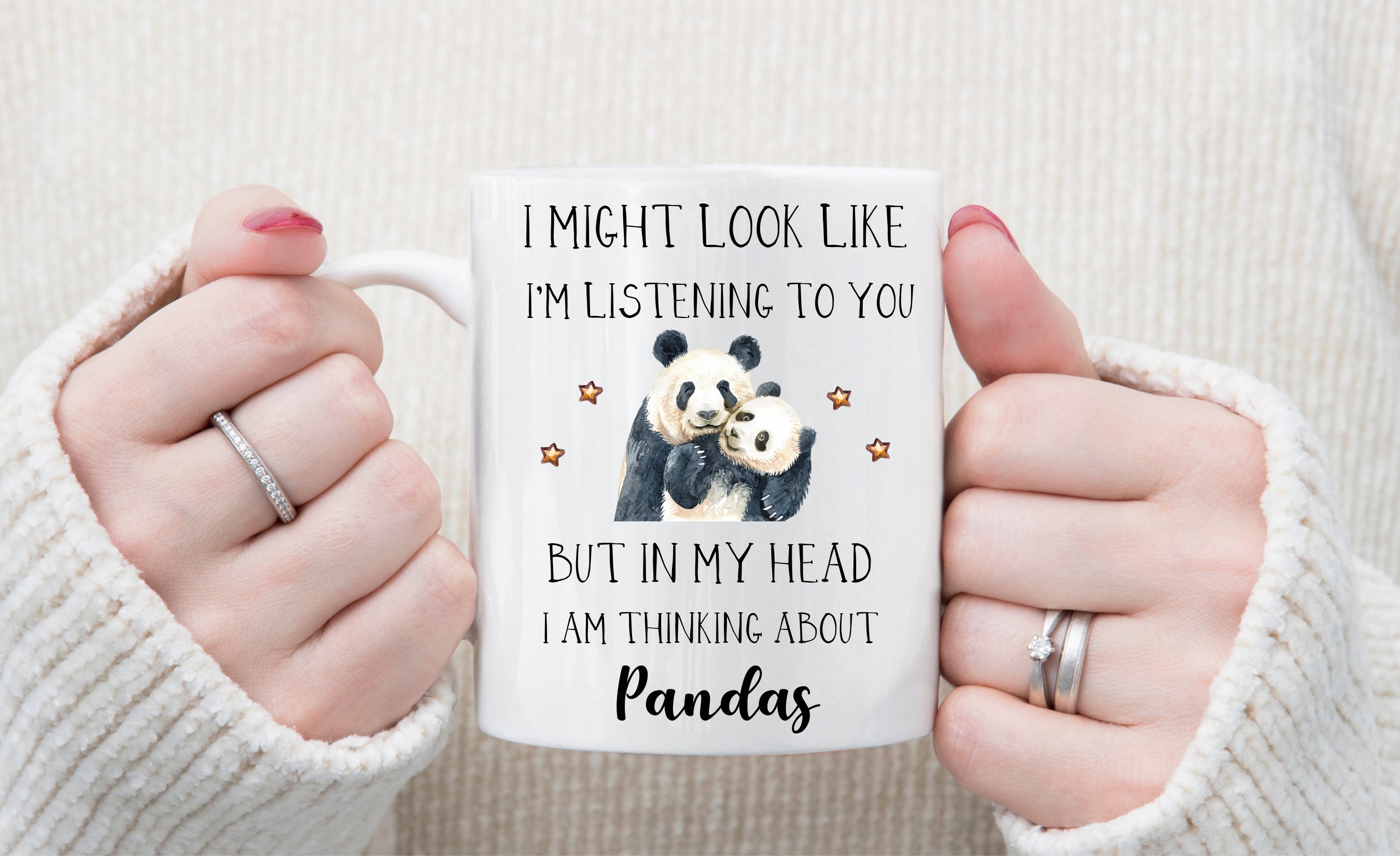 Panda Gift Cute Panda Mug Funny Panda Gifts Panda Lover - Etsy UK
