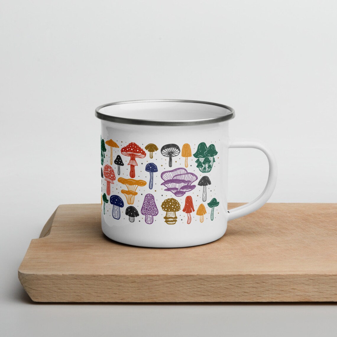 Mushroom Mug Nature Mug Mushroom Gift Forest Mug | Etsy