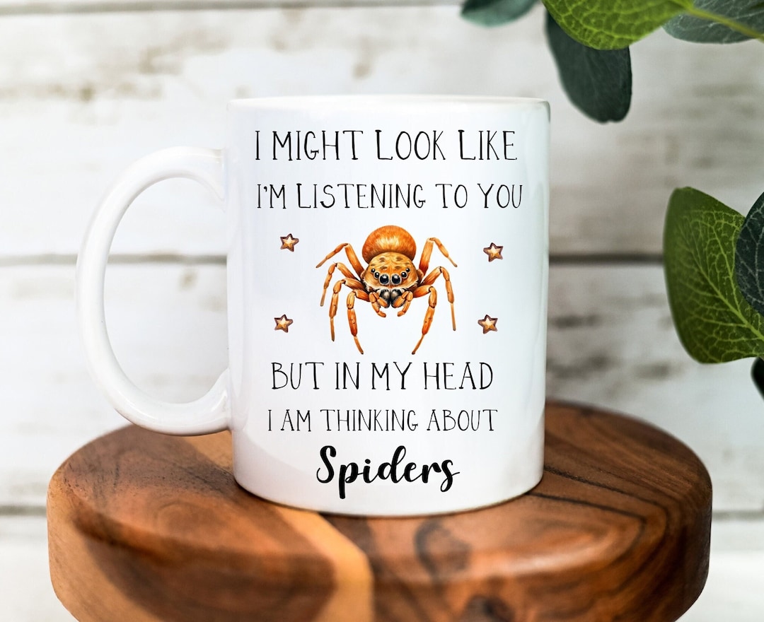 Spider Gift - Spider Mug - Funny Spider Gifts - Personalised Mug ...