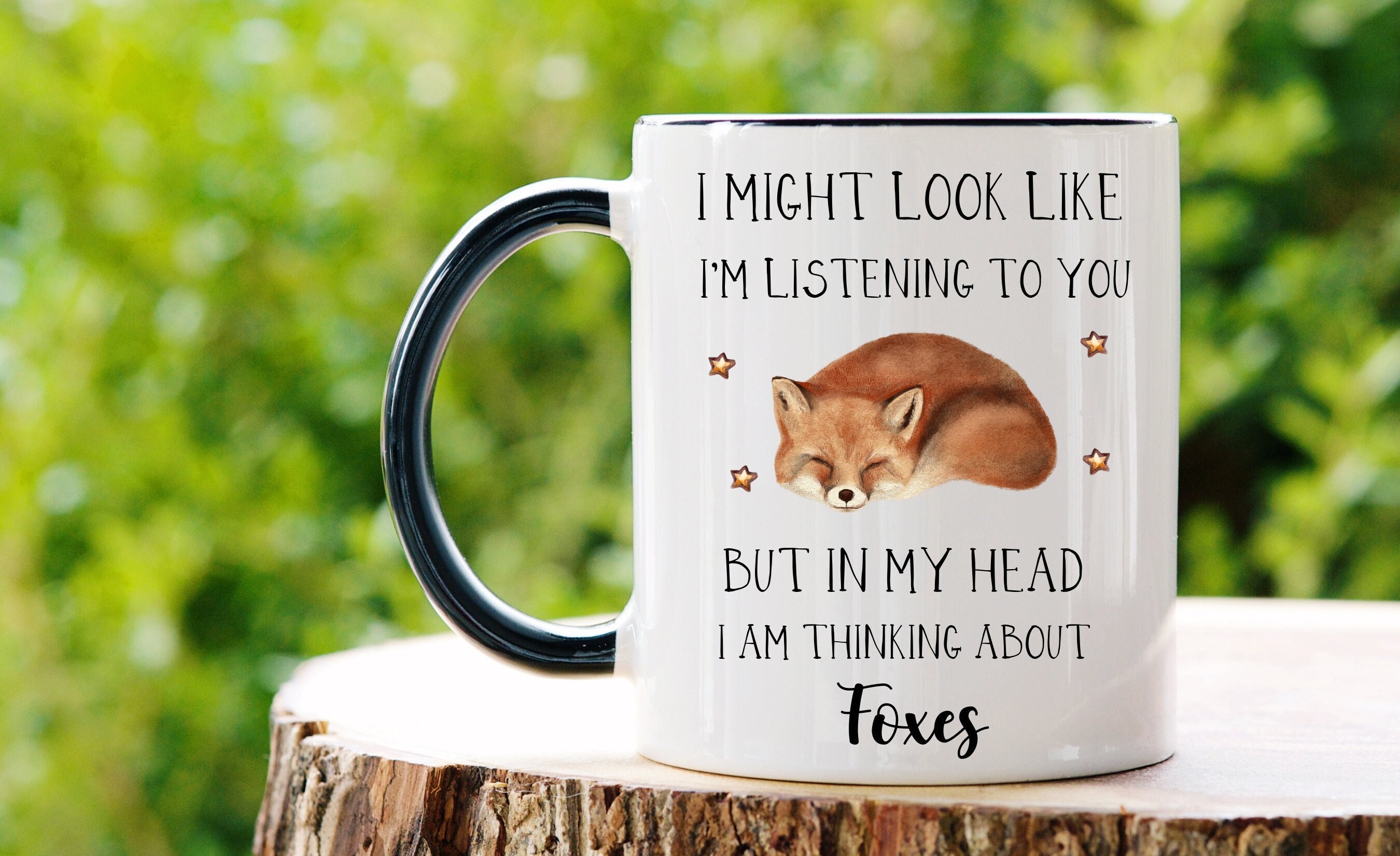 Fox Mug Cute Fox Gift Funny Fox Gifts Fox Lover Gift | Etsy