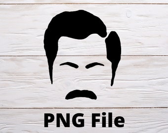 Ron Swanson Png | Etsy