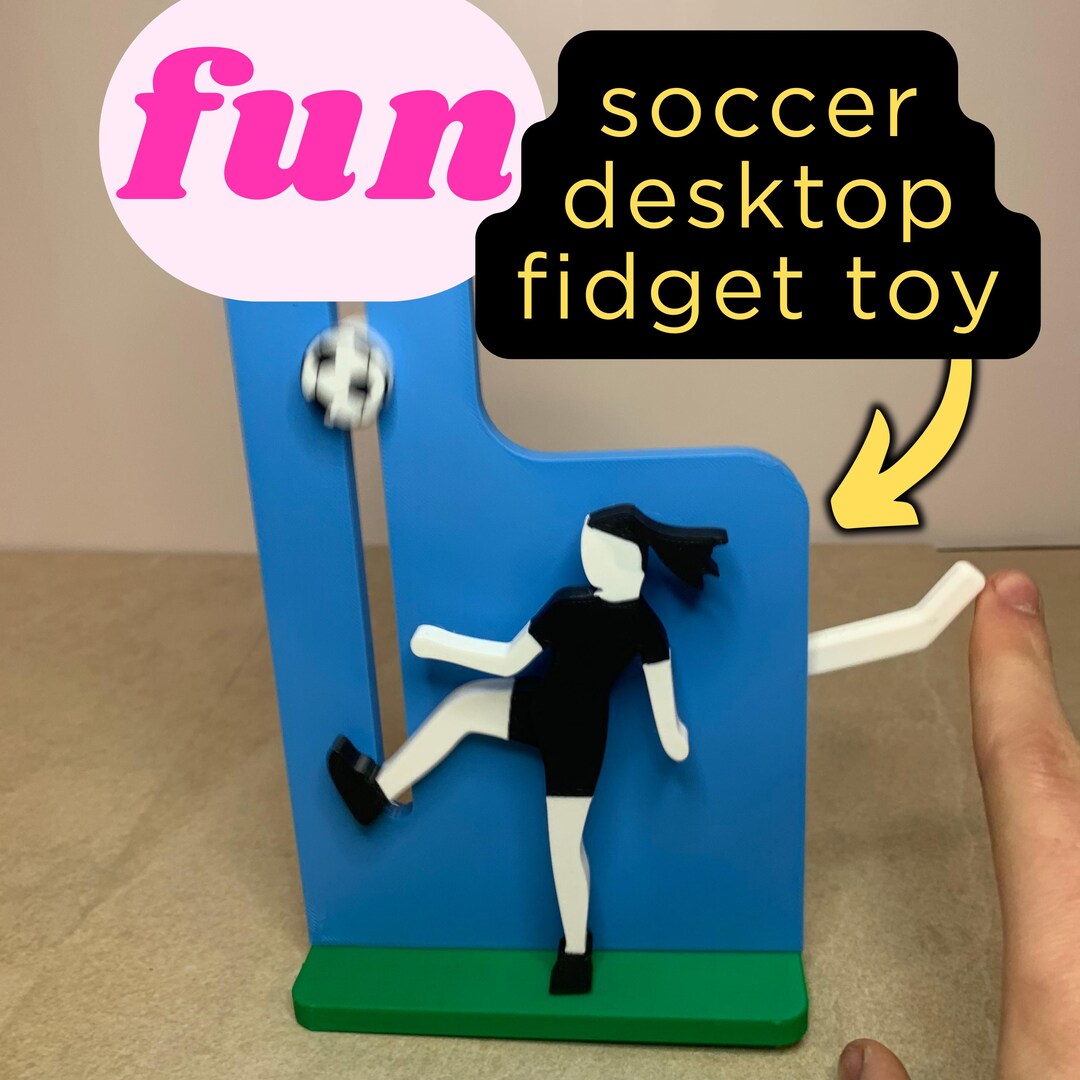 Soccer Automata Desktop Fidget Toy Custom Gift for Boy or Girl Soccer ...